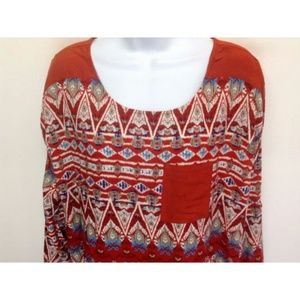 Toomi | Tops | Toomi Tunic Classic Neck Pocket Button Back | Poshmark